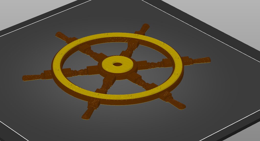 STL Files to Create a 3D Printed Tall Ships Helm - Etsy