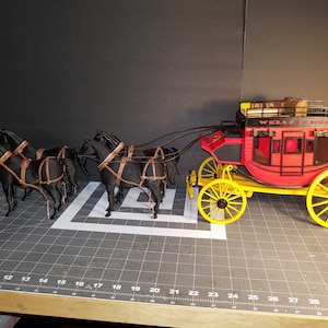 STL Files to 3D Print and Assemble a Model Stagecoach - Etsy