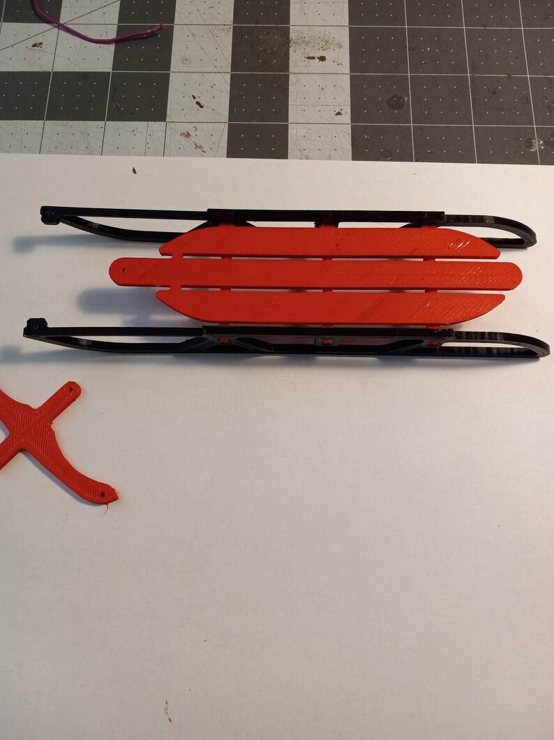STL Files to 3D Print a Model of an Old Fashion Snow Sled. - Etsy
