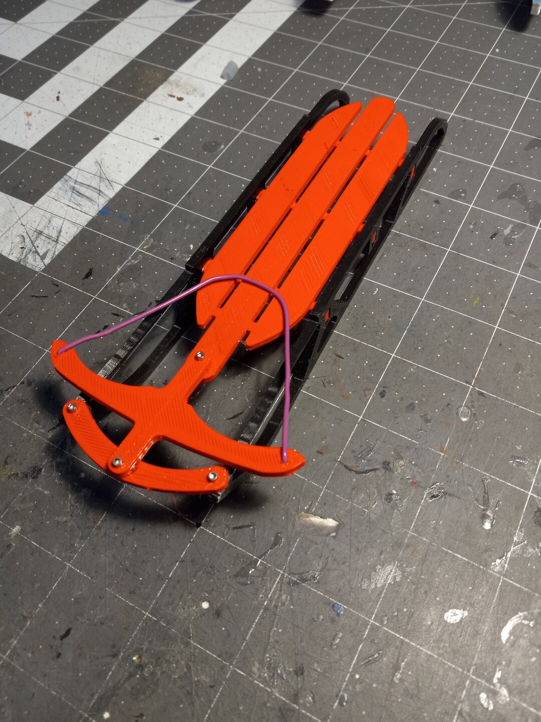 STL Files to 3D Print a Model of an Old Fashion Snow Sled. - Etsy