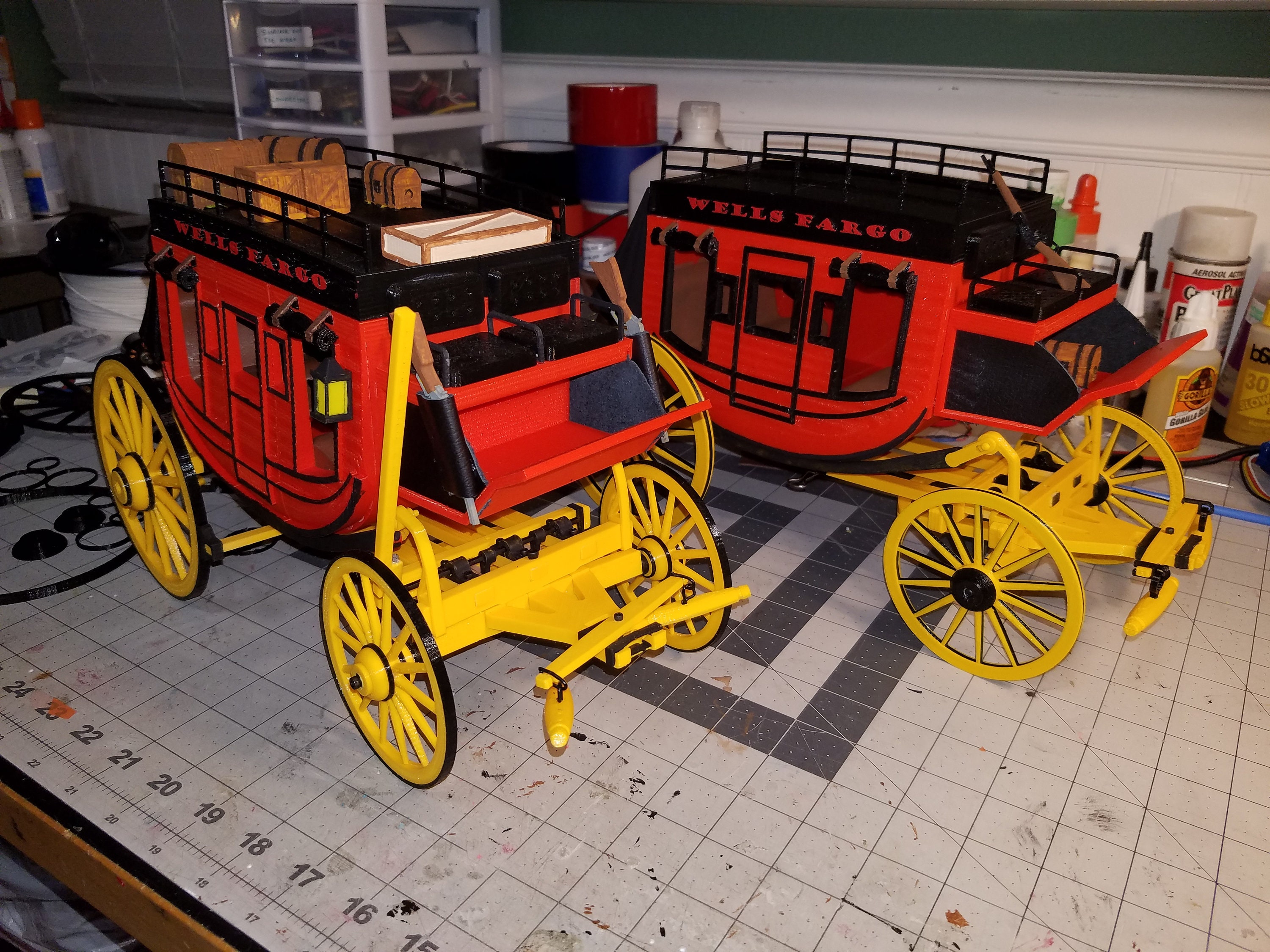 STL Files to 3D Print and Assemble a Model Stagecoach - Etsy