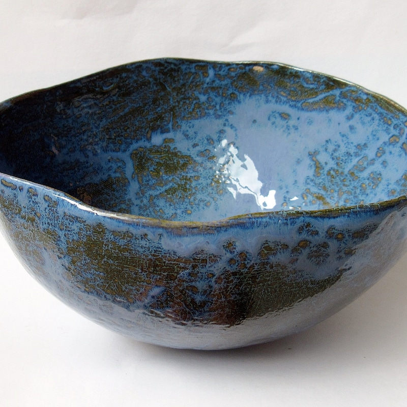 Blue Ceramic Bowls - Etsy