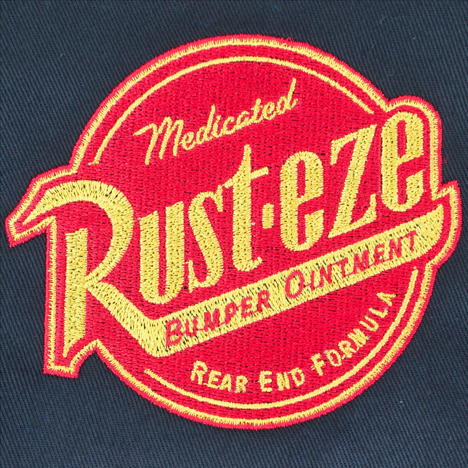 Rust-eze Logo From Disney's Cars Custom Fully Embroidered - Etsy