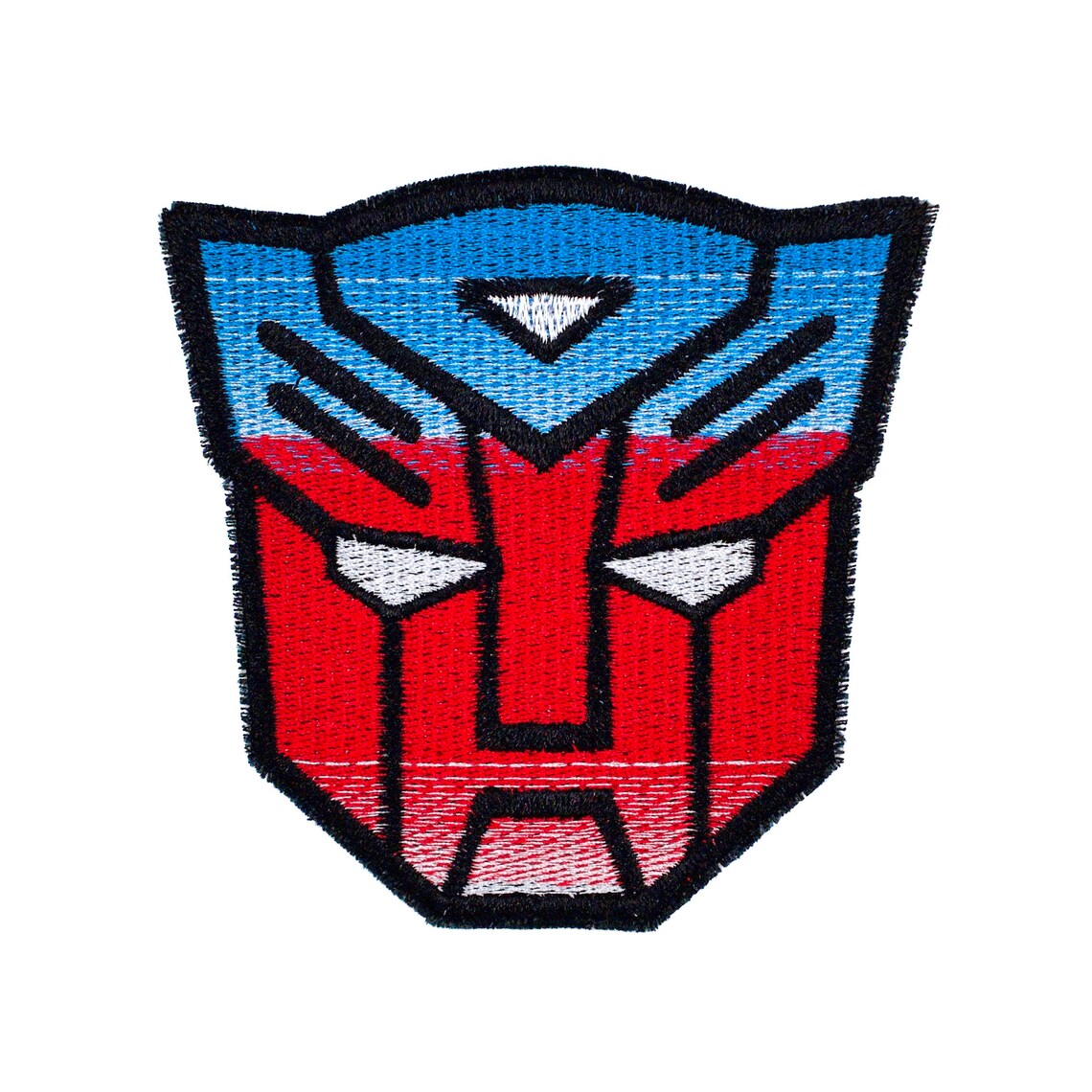 Optimus Prime Logo From Transformers Fully Embroidered Sew-on & Iron-on ...