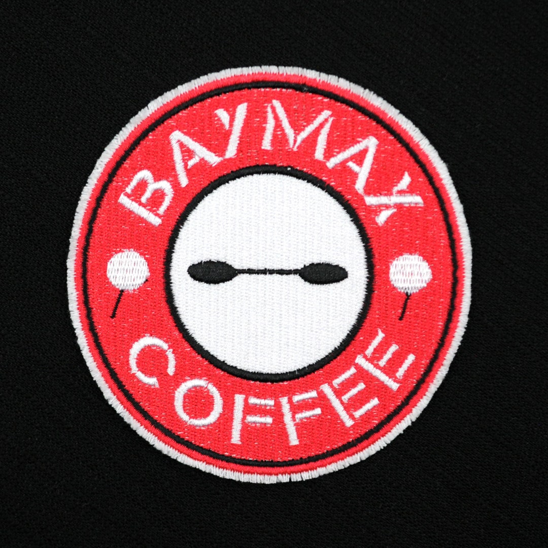 Baymax Coffee Starbucks Logo From Disney's Big Hero 6 Fully Embroidered ...