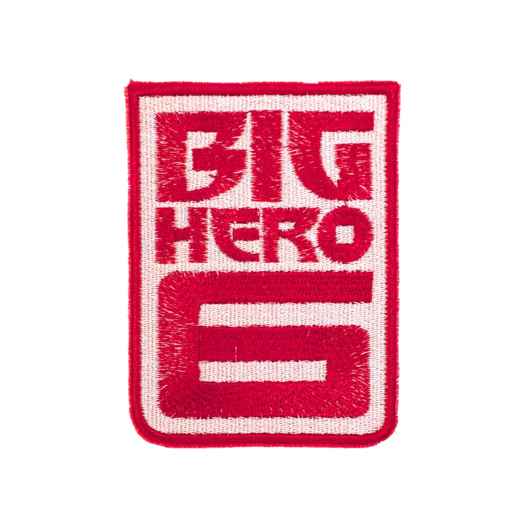 Disney's Big Hero 6 Logo Fully Fully Embroidered Sew-on & Iron-on Patch ...