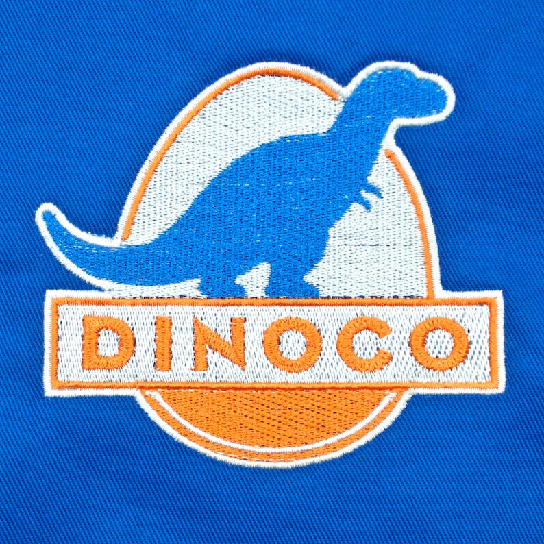 Dinoco Logo From Disney's Cars Custom Fully Embroidered - Etsy
