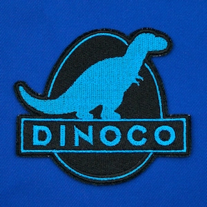 Dinoco Logo From Disney & Pixar's Cars Movie Fully Embroidered Sew-on ...