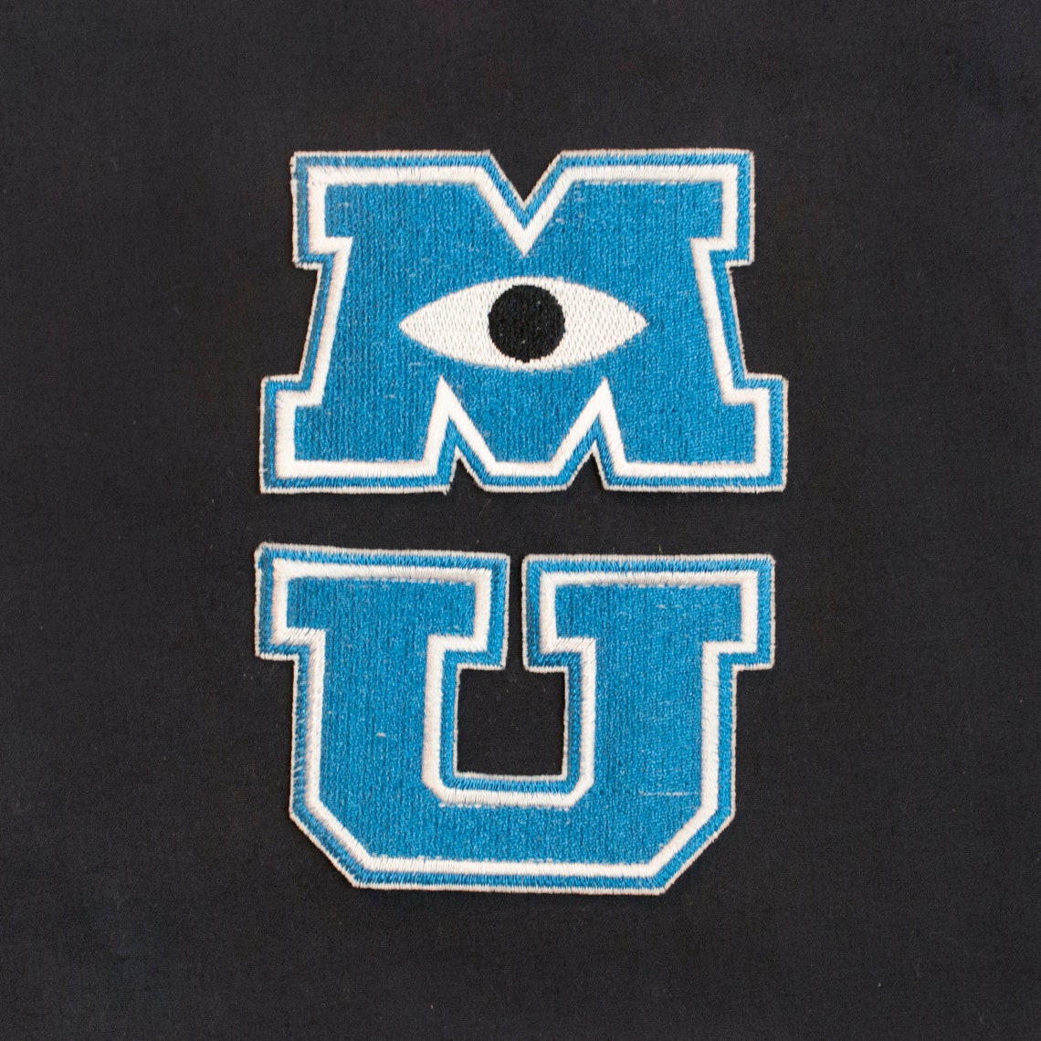 M U Letterman Logo From Disney's Monster's University - Etsy