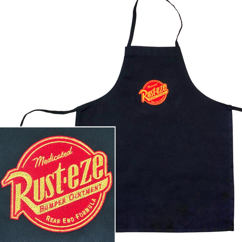 Rust-eze Logo From Disney's Cars Custom Fully Embroidered - Etsy