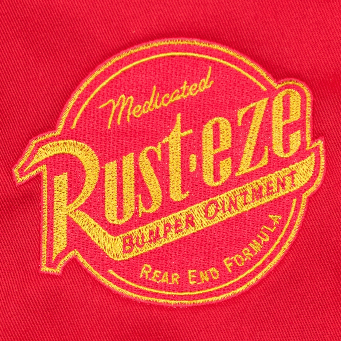 Rust-eze Logo From Disney's Cars Custom Fully Embroidered - Etsy Hong Kong