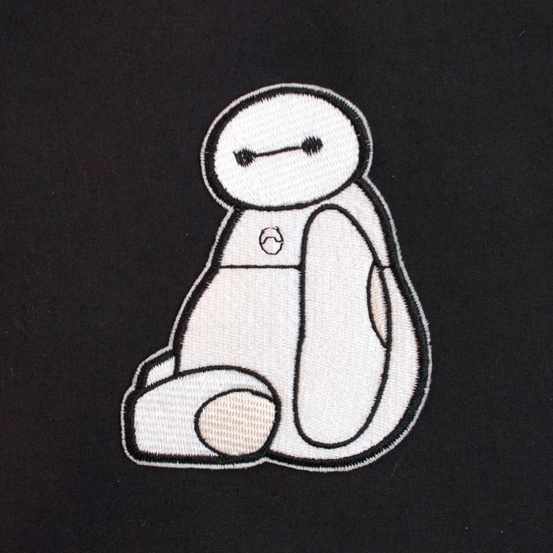 Baymax From Disney's Big Hero 6 Fully Embroidered Sew-on & Iron-on Patch - Etsy