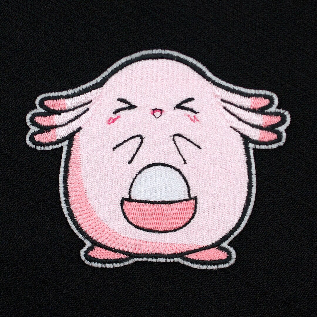 Chansey Pokemon Fully Embroidered Sew-on & Iron-on Patch - Etsy