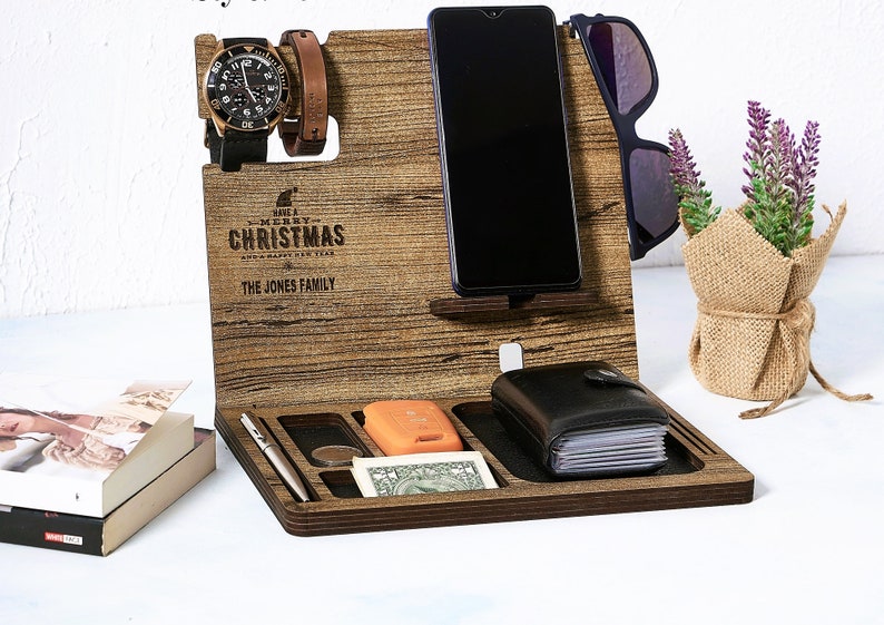 Customized Tech Gift Personalized Wood Anniversary Day Gift - Etsy