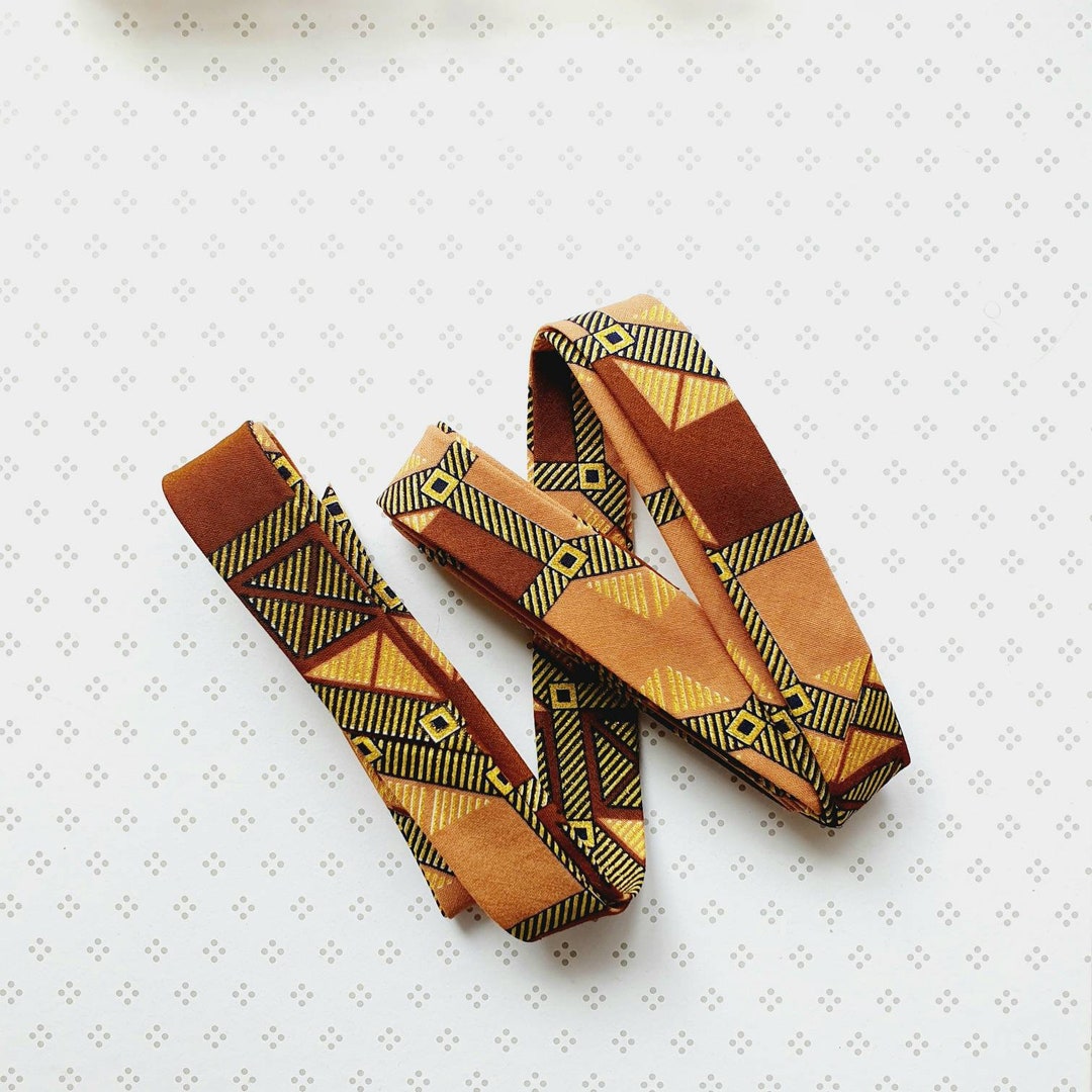 Bias Binding - 3 Metres of 25mm, Embellished Metallic Gold, Brown ...