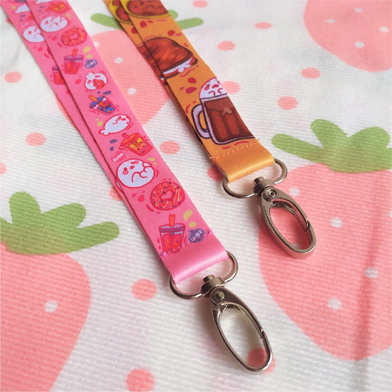 Seal Animal Pink Yellow Lanyard Without Card Holder - Etsy