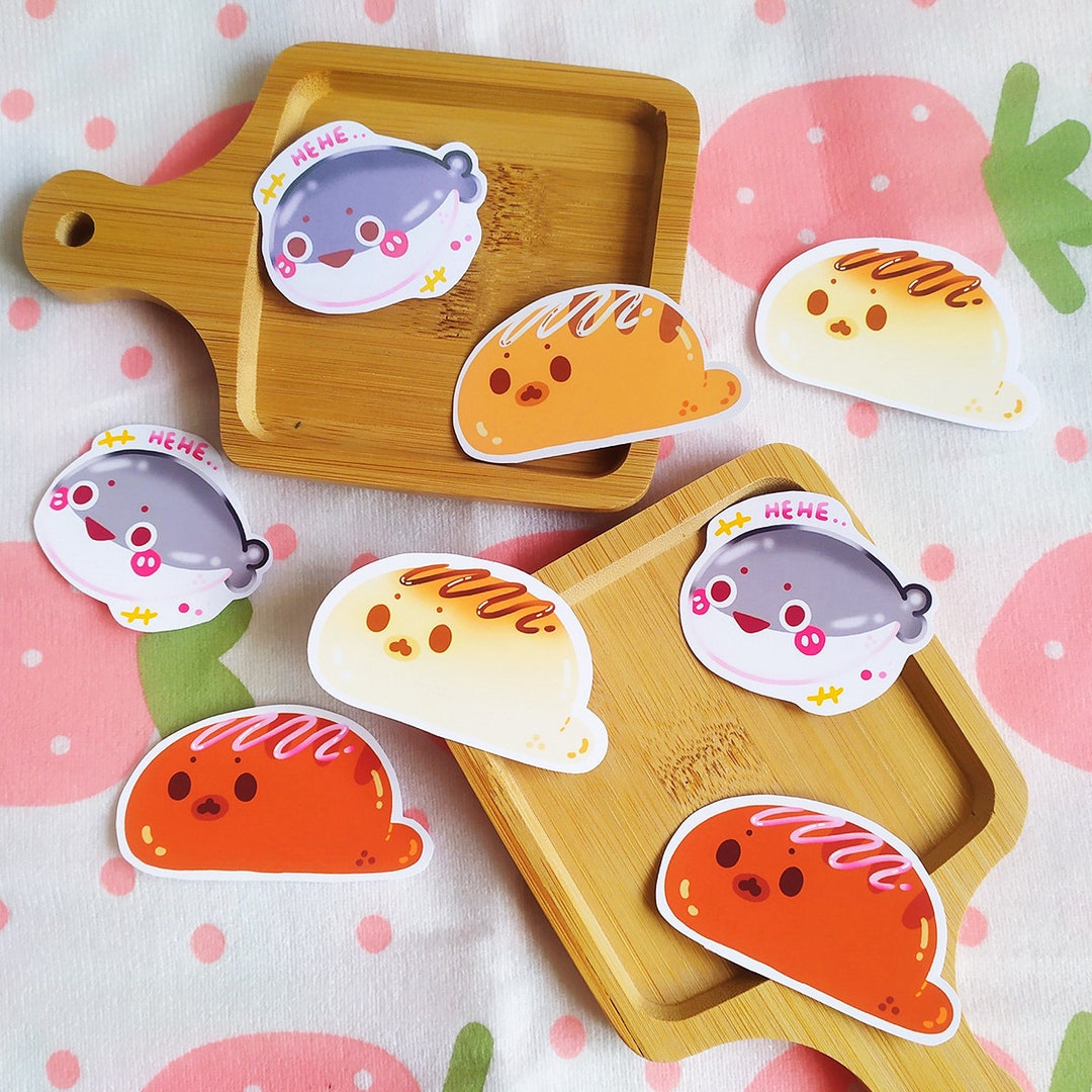 Harp Seal Bakery Bread Loaf Sticker Set - Etsy