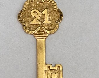 21st Gold Key | Etsy UK