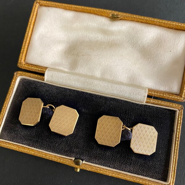Solid Gold Cufflinks - Etsy