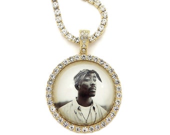 2pac Cross Chain - Etsy