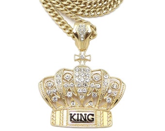 Crown Pendant Chain | Etsy