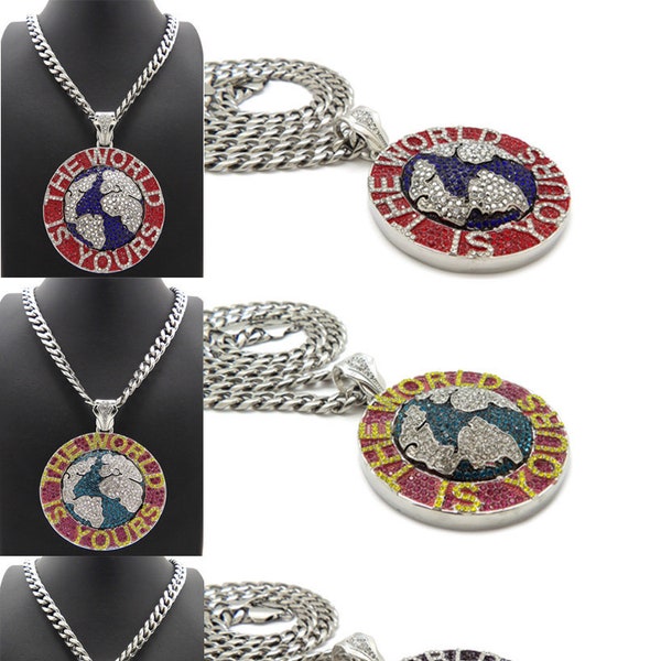 The World is Yours Chain - Etsy