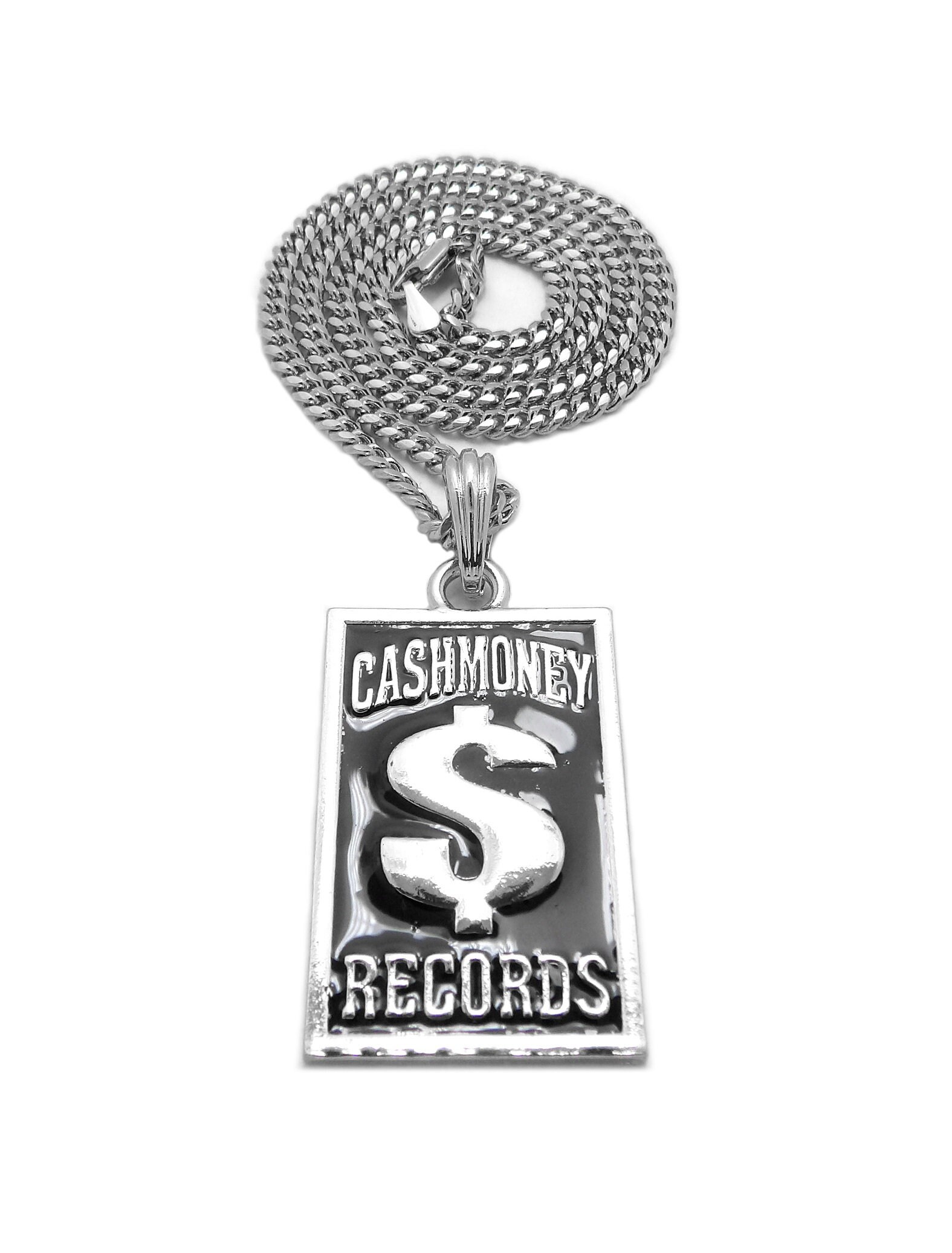 New Cash Money Records Pendant Box Rope Cuban Chain Hip Hop - Etsy