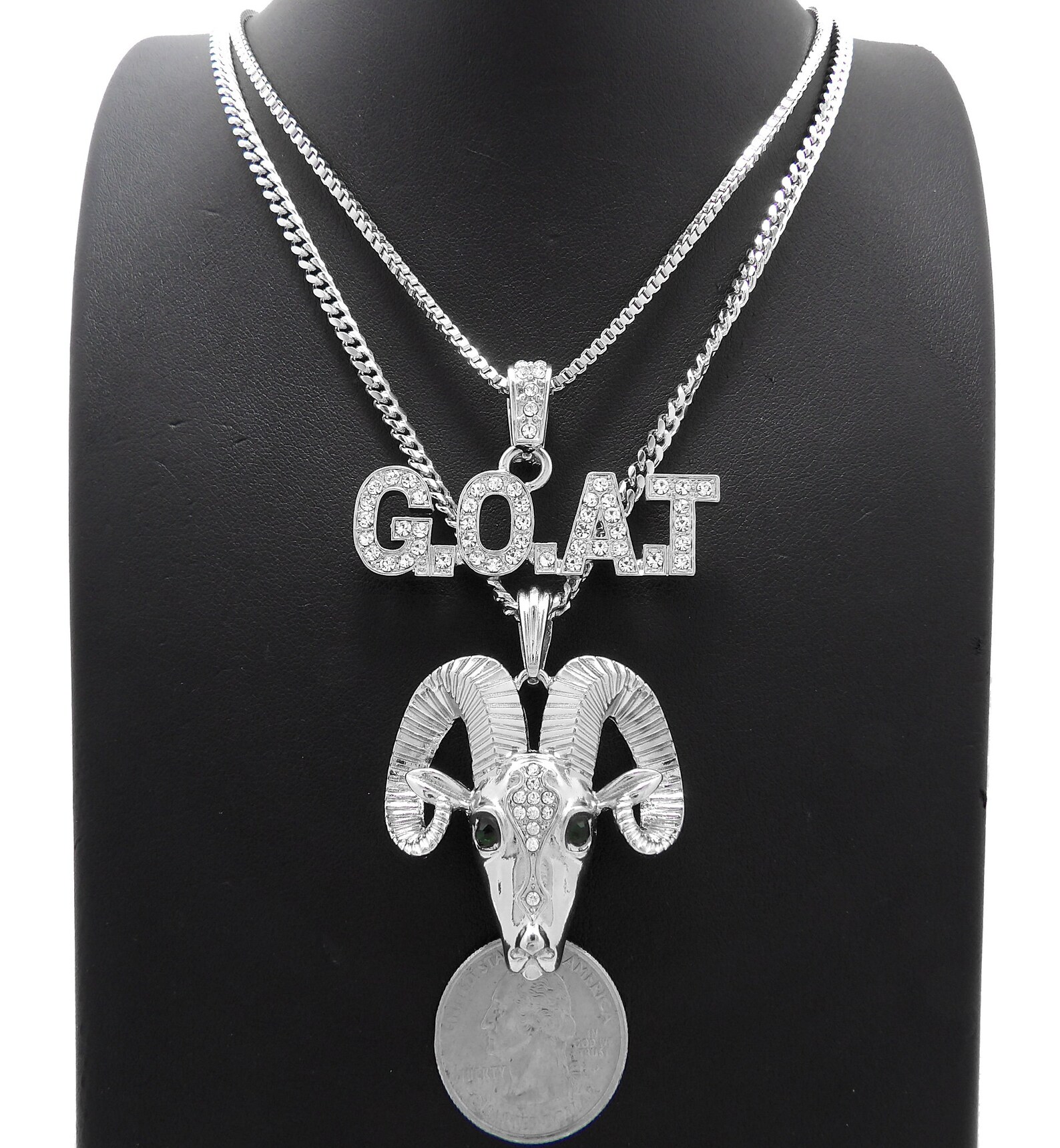 New Iced Goat & G.O.A.T Pendant 182024 - Etsy