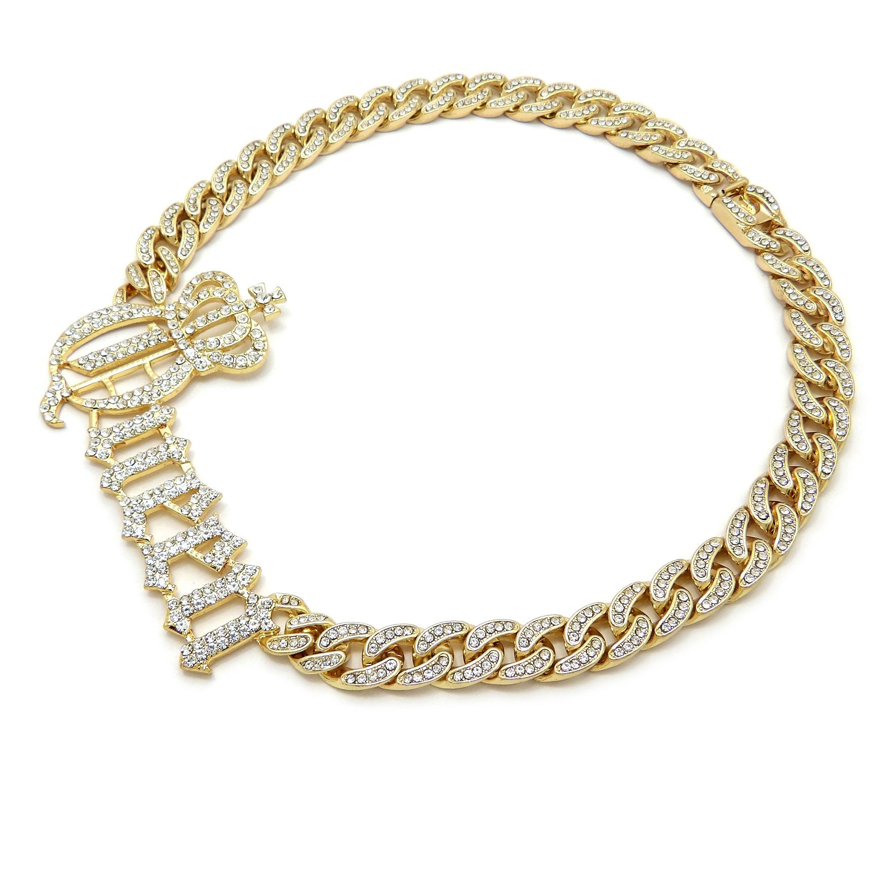 New Iced Out Crown Queen Pendant 12mm/18 Ice Bling Cuban - Etsy