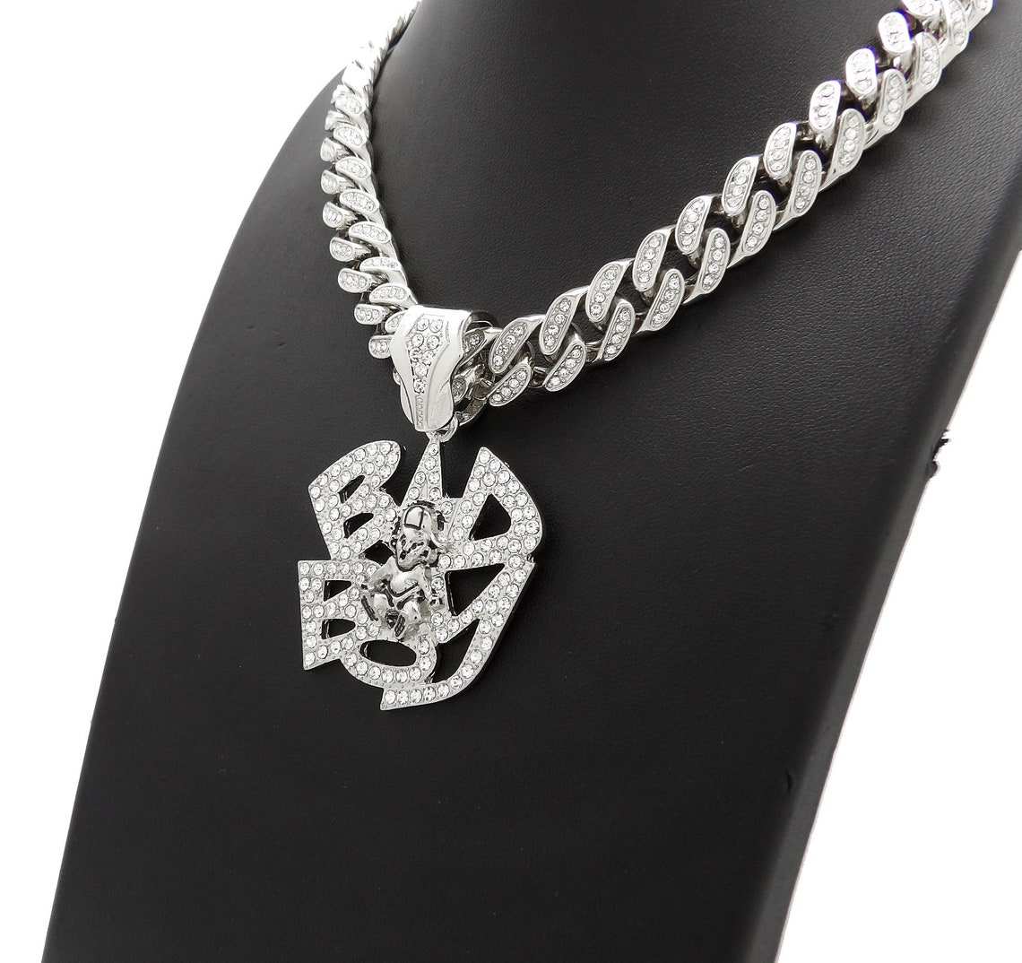 Hip Hop Bad Boy Pendant 12mm/18 20 Box Lock Cuban - Etsy
