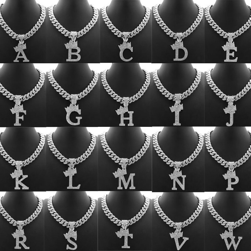 Iced Out Name Necklace - Etsy