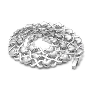 New "xo" Hug and Kiss Chain 7mm/18" Necklace - Etsy