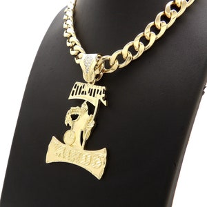 Hip Hop Hypnotize Minds Pendant 11mm/18" 20" 24" Cuban Chain Fashion ...
