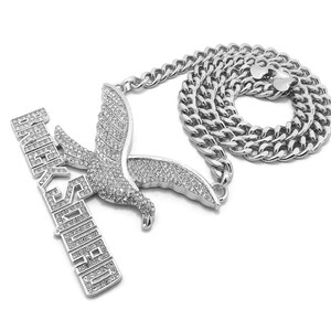 New Iced Out Brick Squad Pendant 9mm/18",20",24" Cuban Chain Hip Hop ...