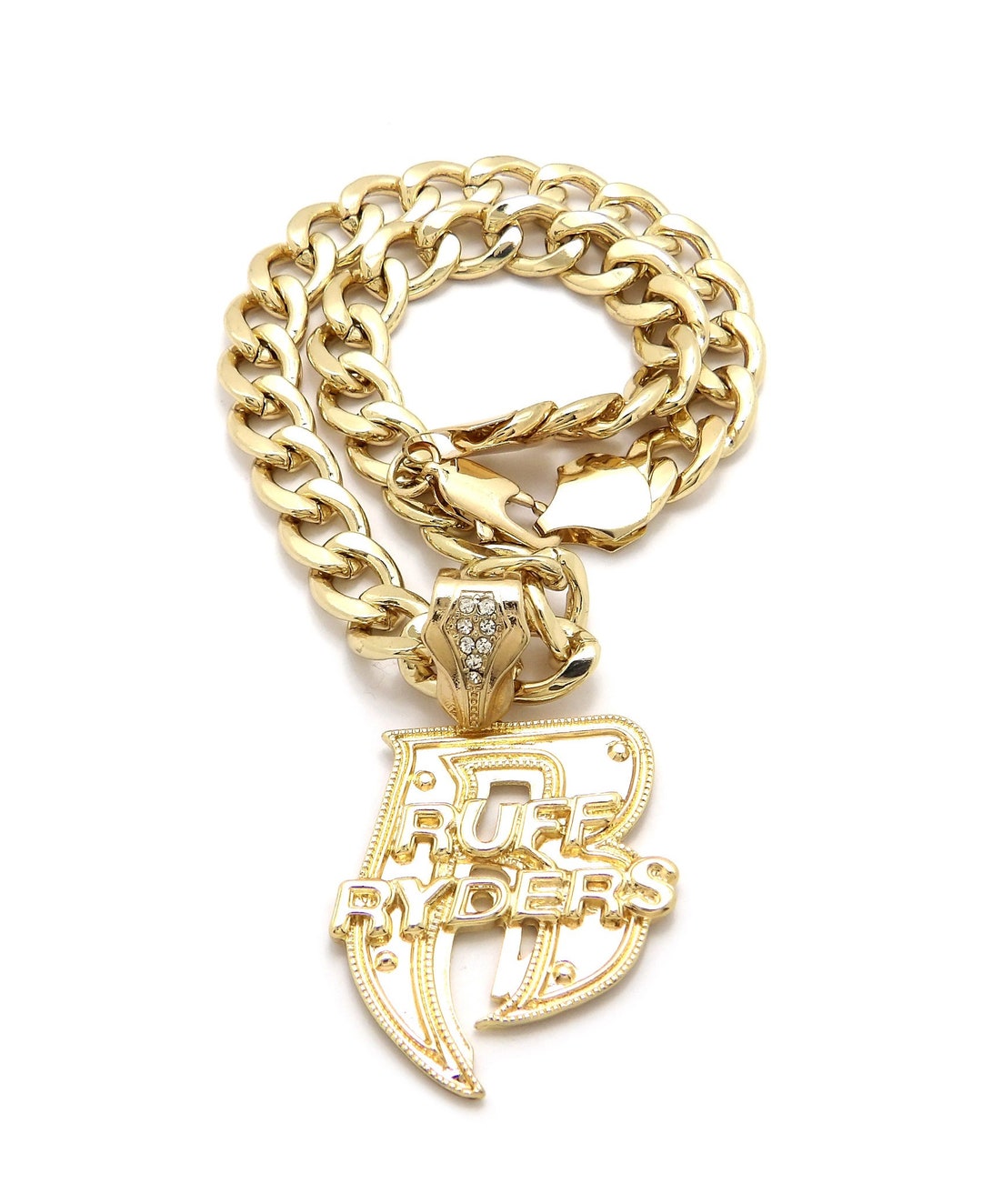 New Hip Hop Ruff Ryder Pendant 11mm/18,20,24 Cuban Chain Fashion ...