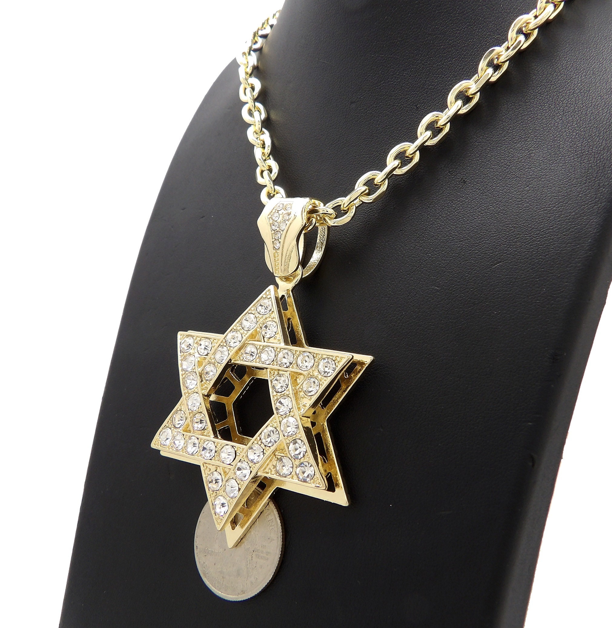 New Iced Out 6 Point Star Pendant | Etsy