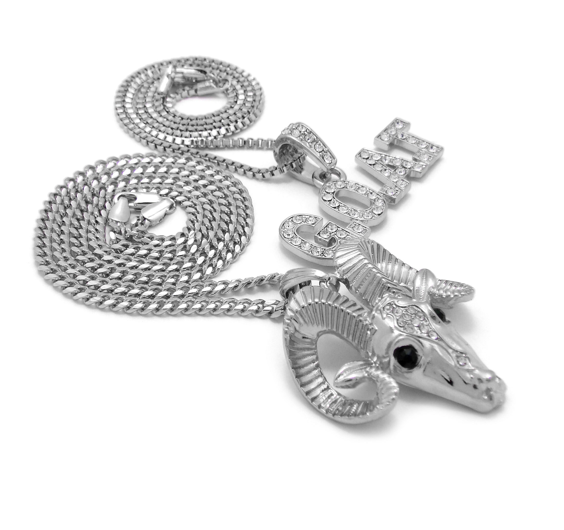 New Iced Goat & G.O.A.T Pendant 182024 - Etsy