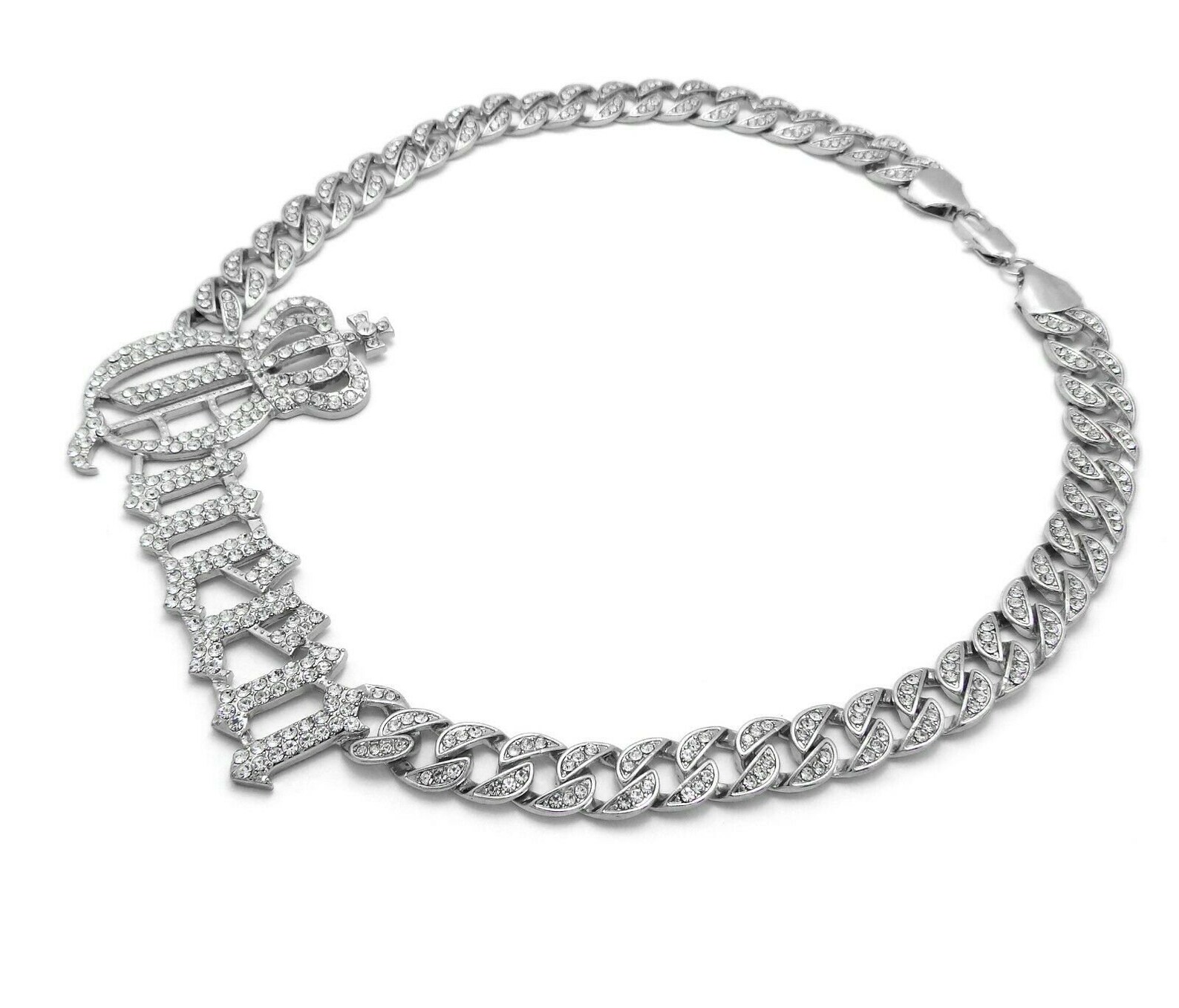 New Iced Out Crown Queen Pendant | Etsy