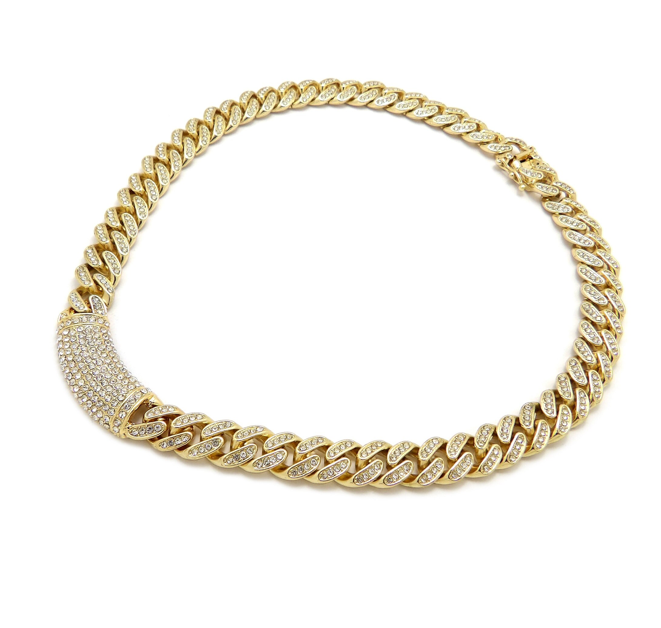 New Iced 12mm/161820 Box Lock Miami Cuban - Etsy