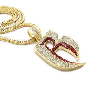 Iced Out Ruff Ryder r Pendant 4mm/20,24,30,36 Franco Chain Hip Hop ...