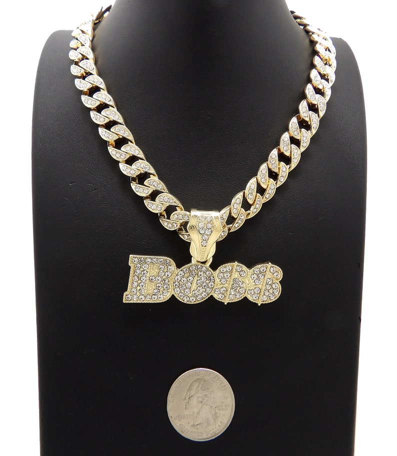New Iced Out boss Pendant | Etsy