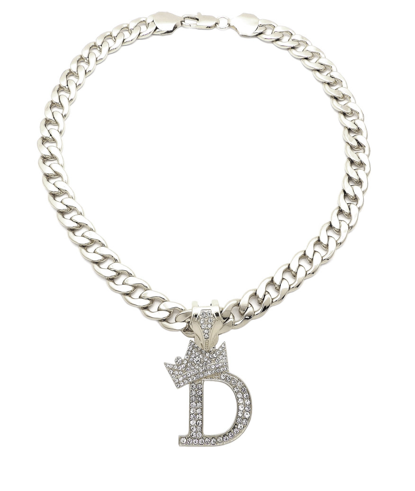 Ice Out Initial Alphabet Letter Pendant 11mm/20 Cuban - Etsy