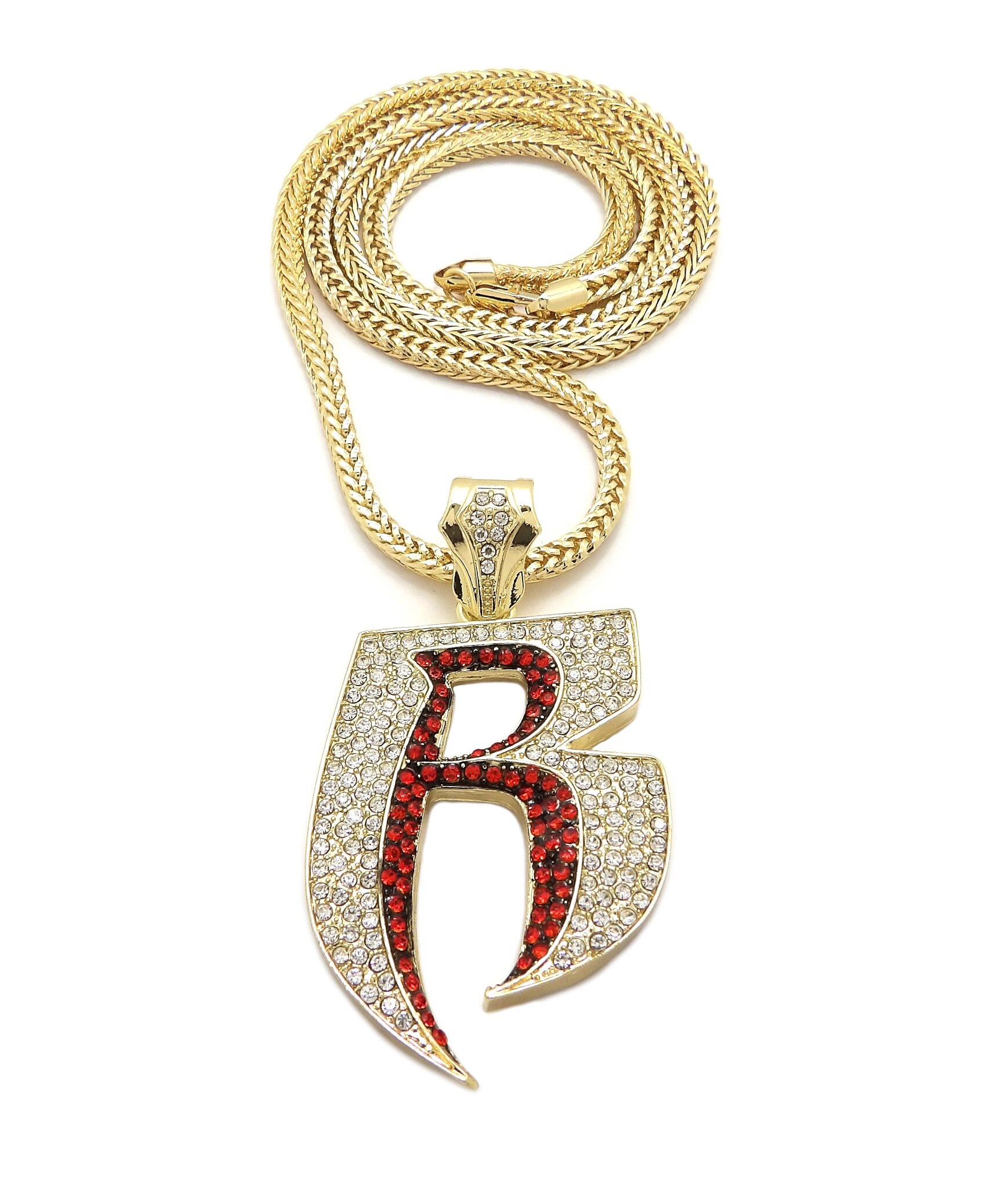 Iced Out Ruff Ryder r Pendant | Etsy