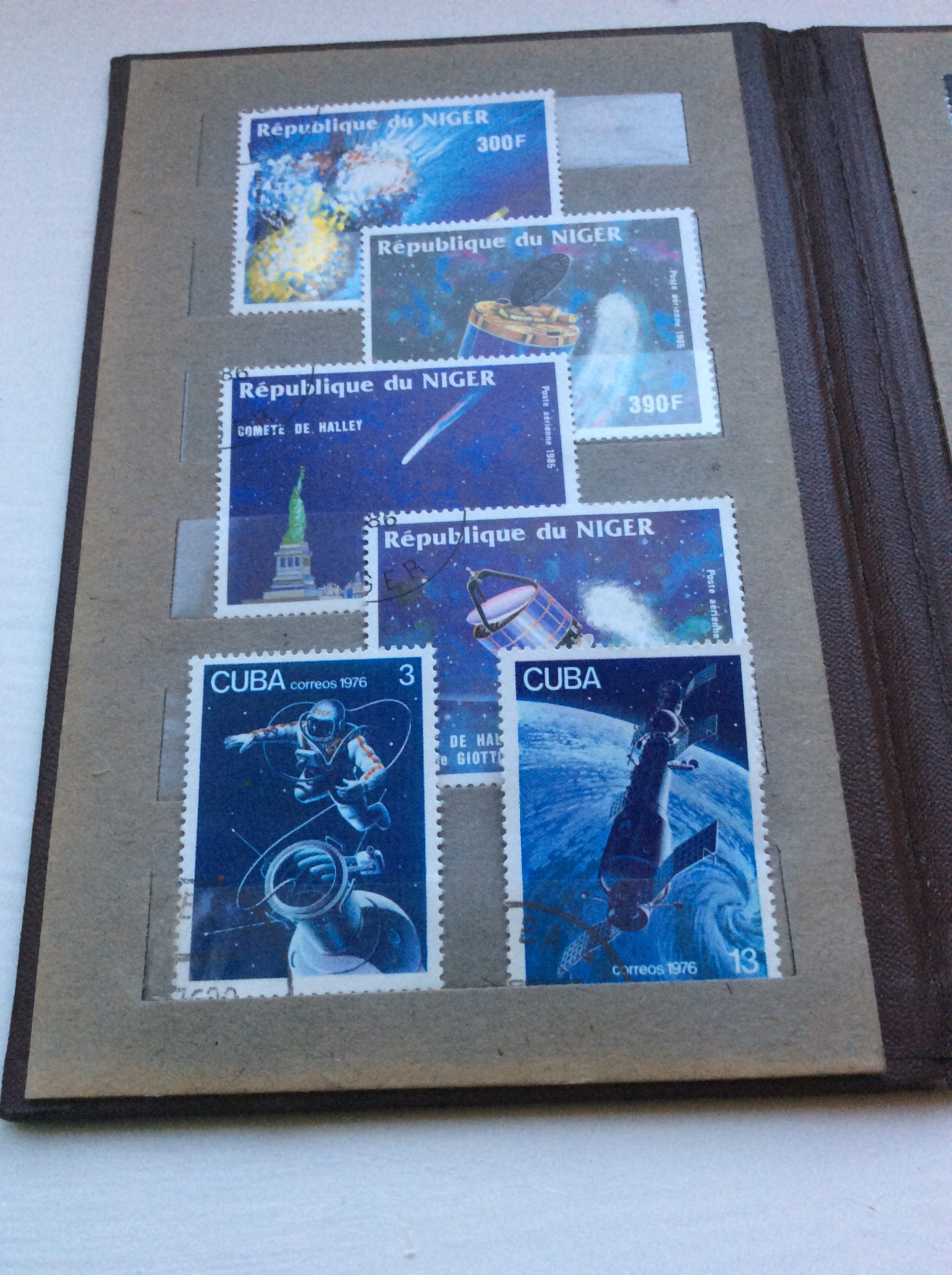 Space Postage Stamps NASA Space Gift Little Album With - Etsy