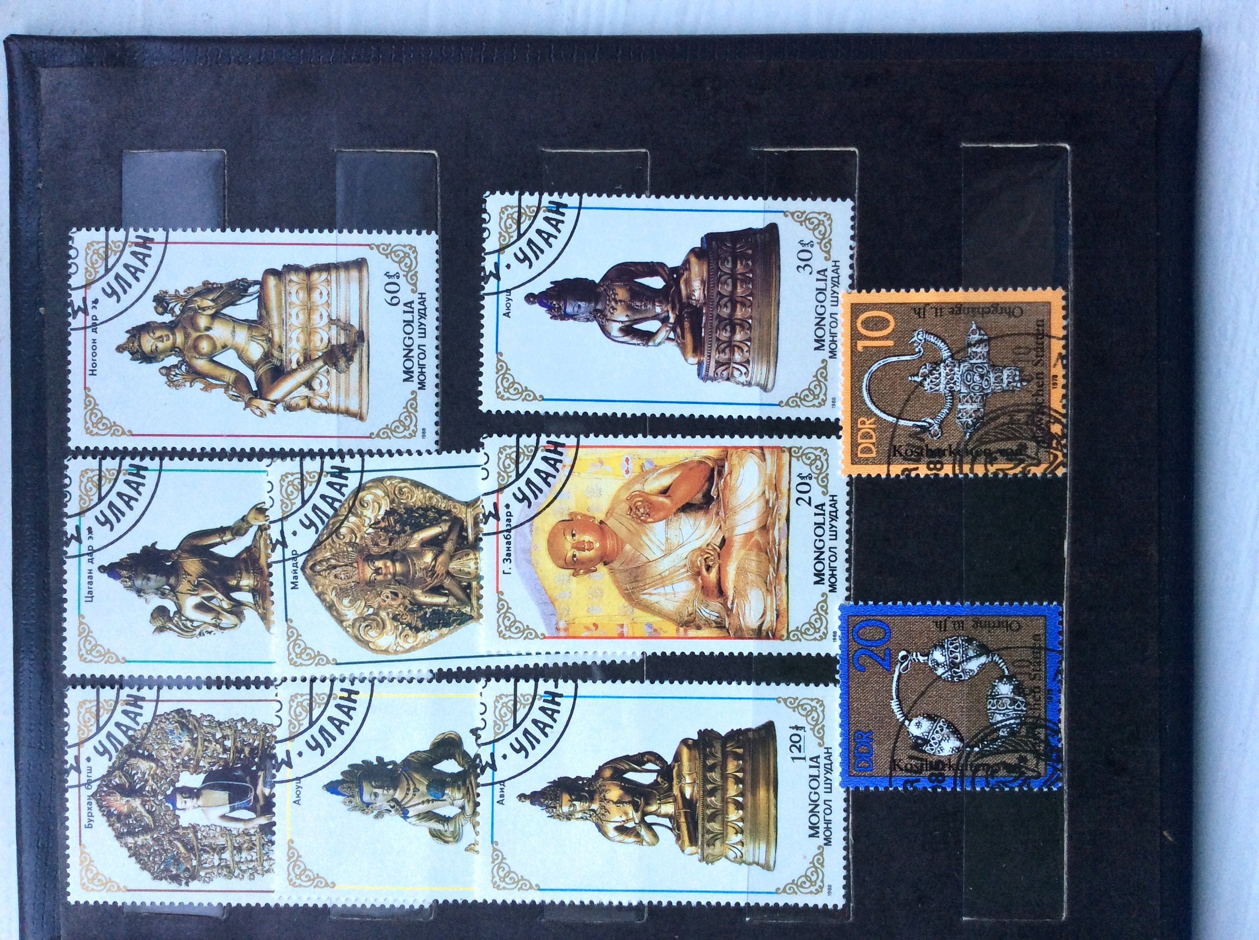 Postage Stamp Album / Small Stamp Collection Ancient - Etsy
