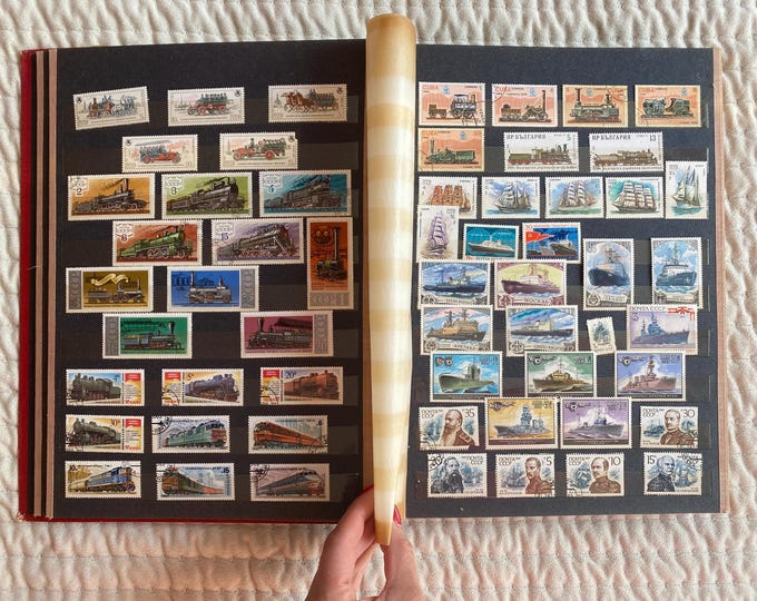 Huge Collection of Postal Stamps - Etsy