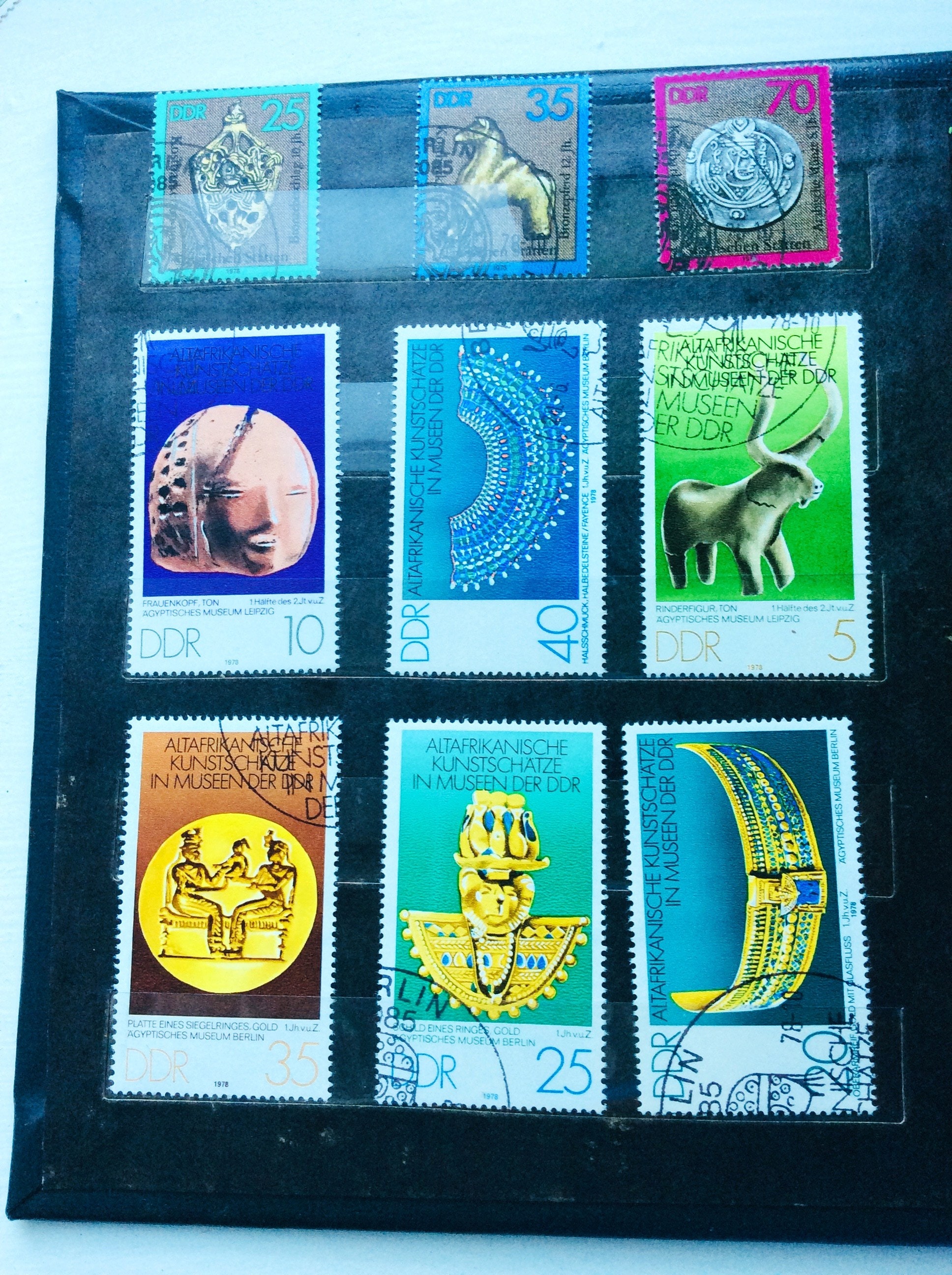 Postage Stamp Album / Small Stamp Collection Ancient - Etsy