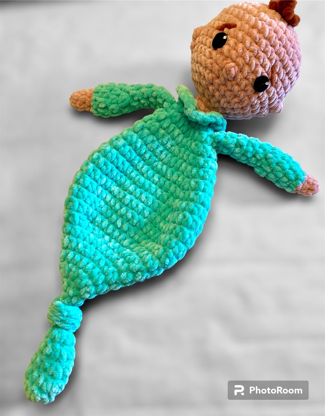 Rag Doll Crochet Lovey Soft Plush Snuggle Doll Handmade Cuddly Doll ...