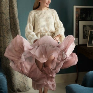 Puffy Crochet Jumper, CROCHET PATTERN by @highinfibre - Etsy