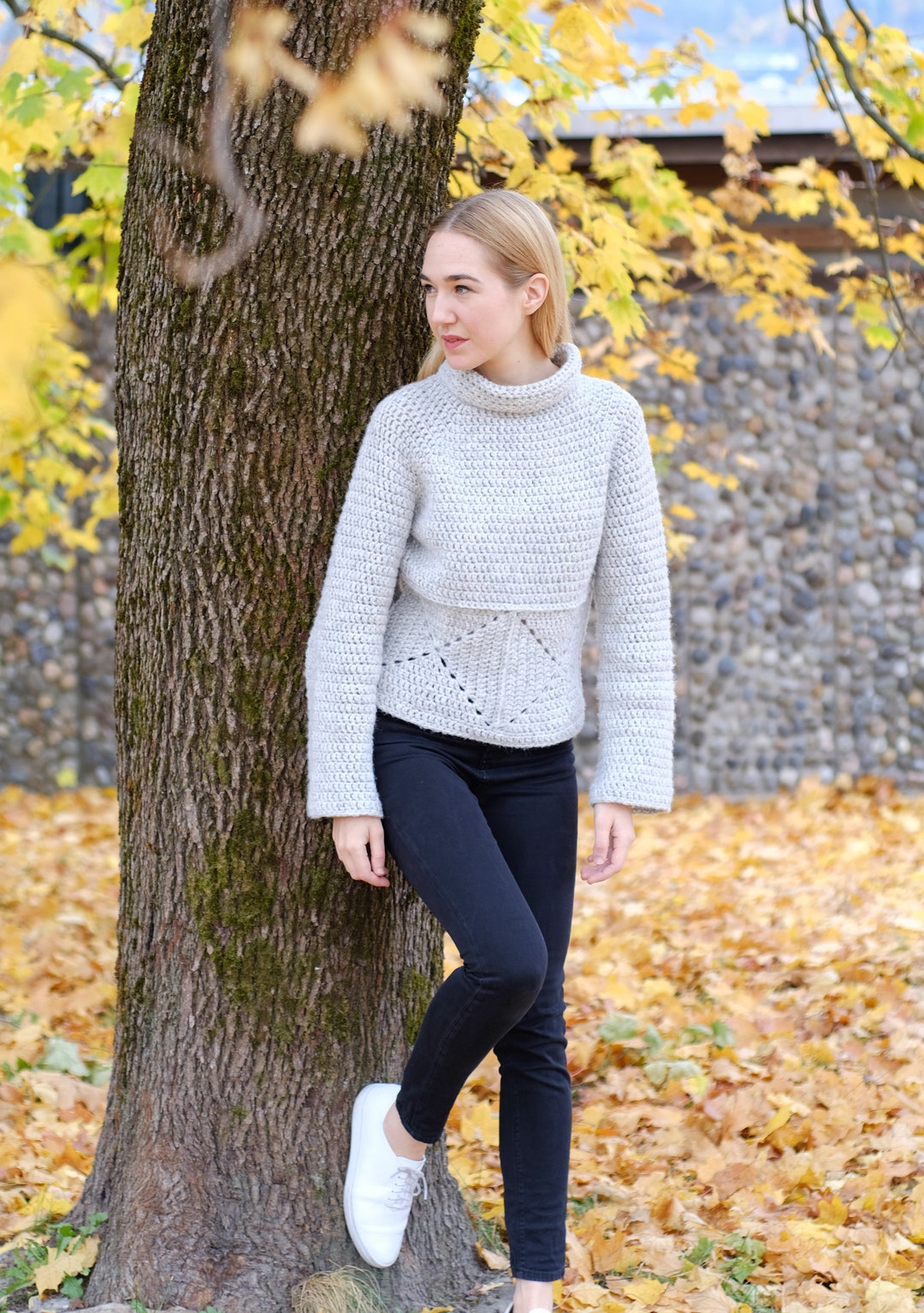 The Solid Granny Square Jumper (crochet Pattern by @highinfibre) - Etsy